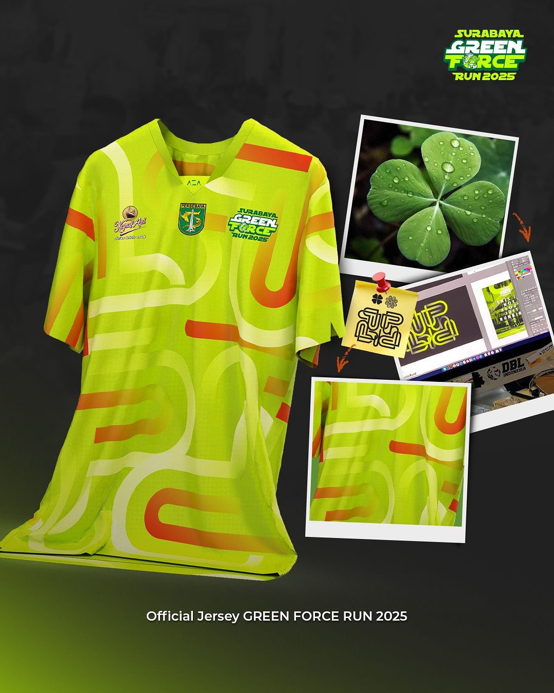 Daun Semanggi Jadi Inspirasi Jersey dan Medali Green Force Run 2025 ...
